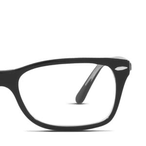 Ray-Ban RX5428 Black/Clear Eyeglasses | Includes Free Rx Lenses ...