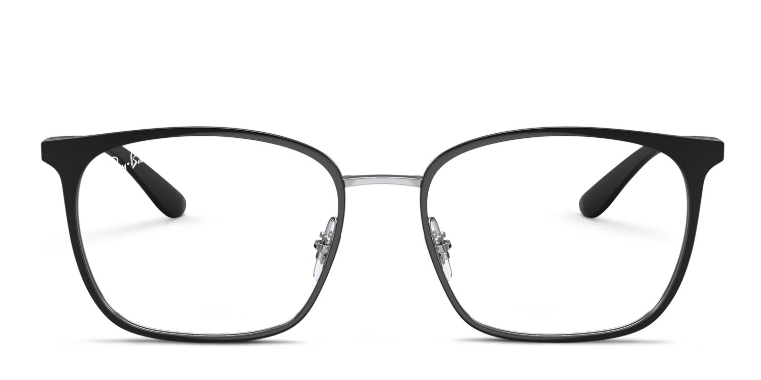 Ray-Ban RX6486 black , silver frame