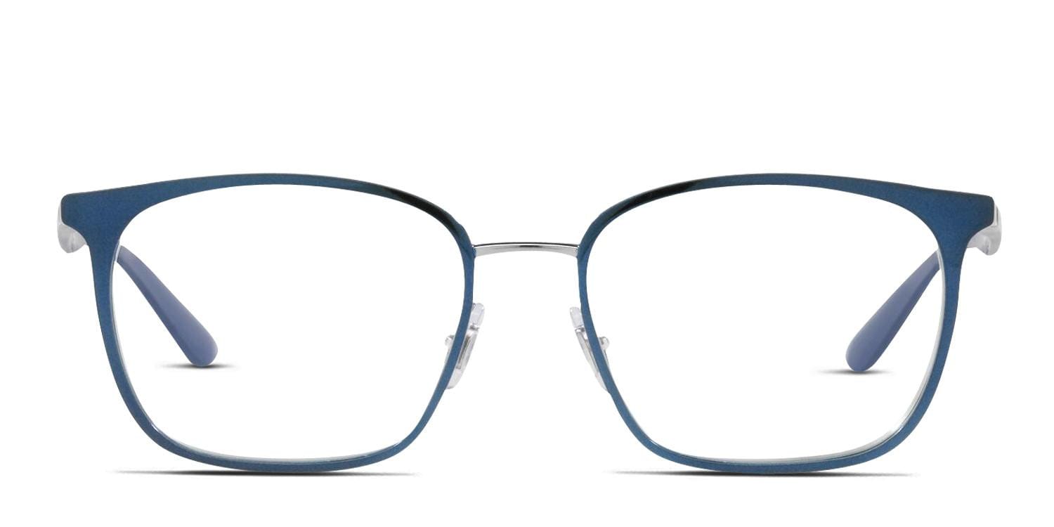 Ray-Ban RX6486 Blue/Gunmetal Eyeglasses | Includes Free Rx Lenses ...