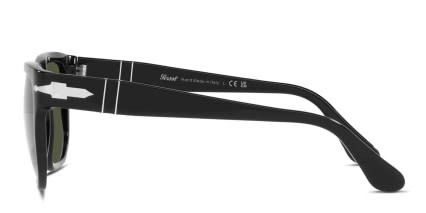 Persol PO3306S Shiny Black Prescription Sunglasses