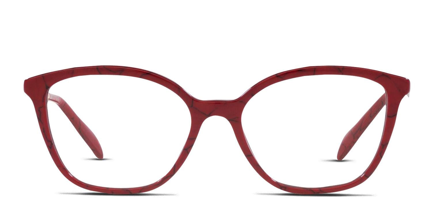 Prada PR 02ZV Red Eyeglasses | Includes Free Rx Lenses | GlassesUSA.com