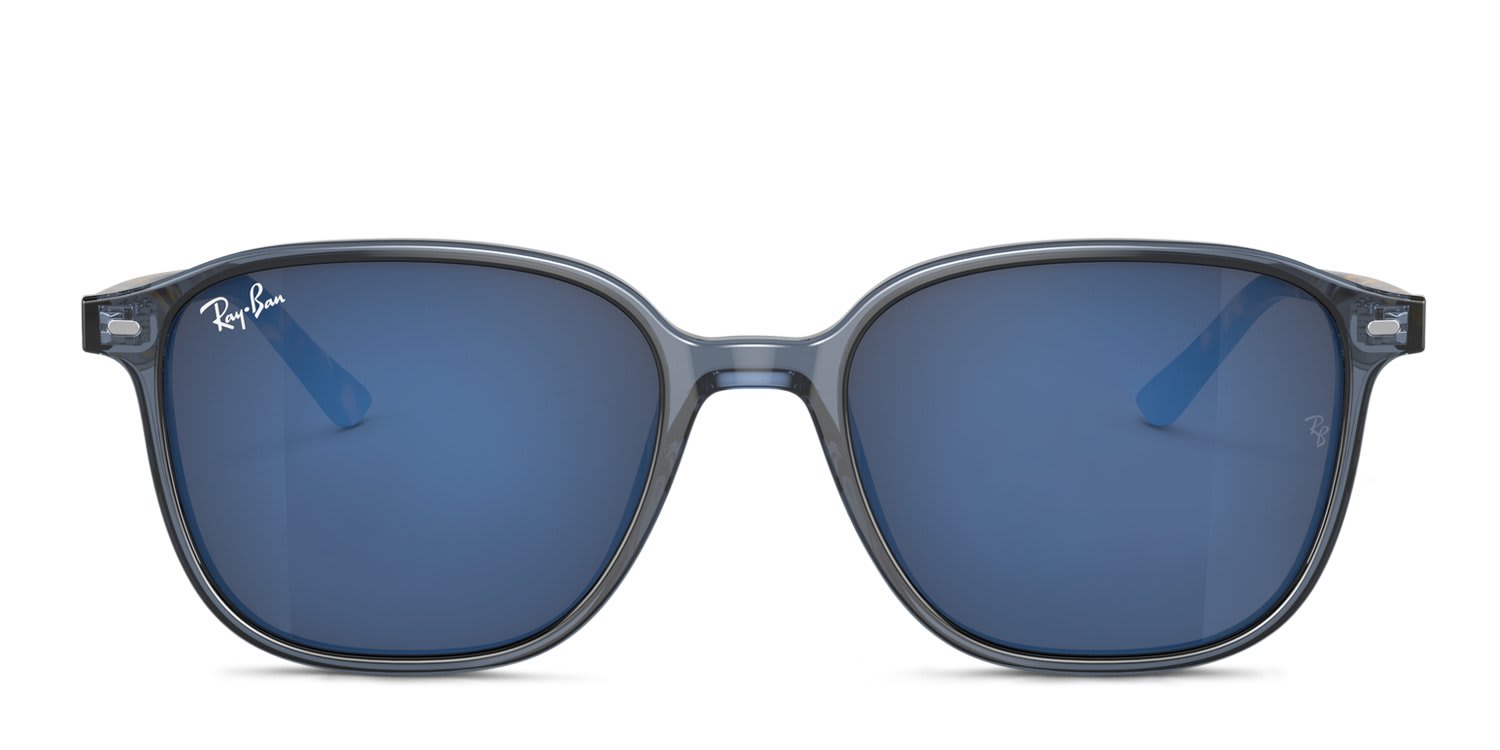 Ray-Ban RB2193 Leonard clear , blue frame with grey mirrored blue ...