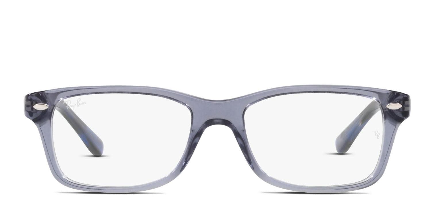 Ray-Ban RY1531 Kids Blue/Clear Eyeglasses | Includes Free Rx Lenses ...