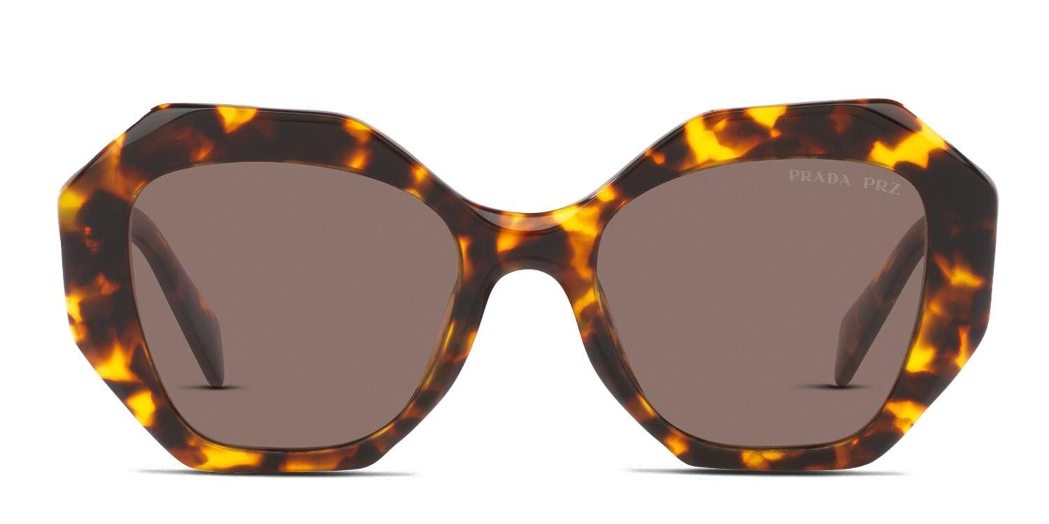Prada PR 16WS Tortoise/Yellow Prescription Sunglasses
