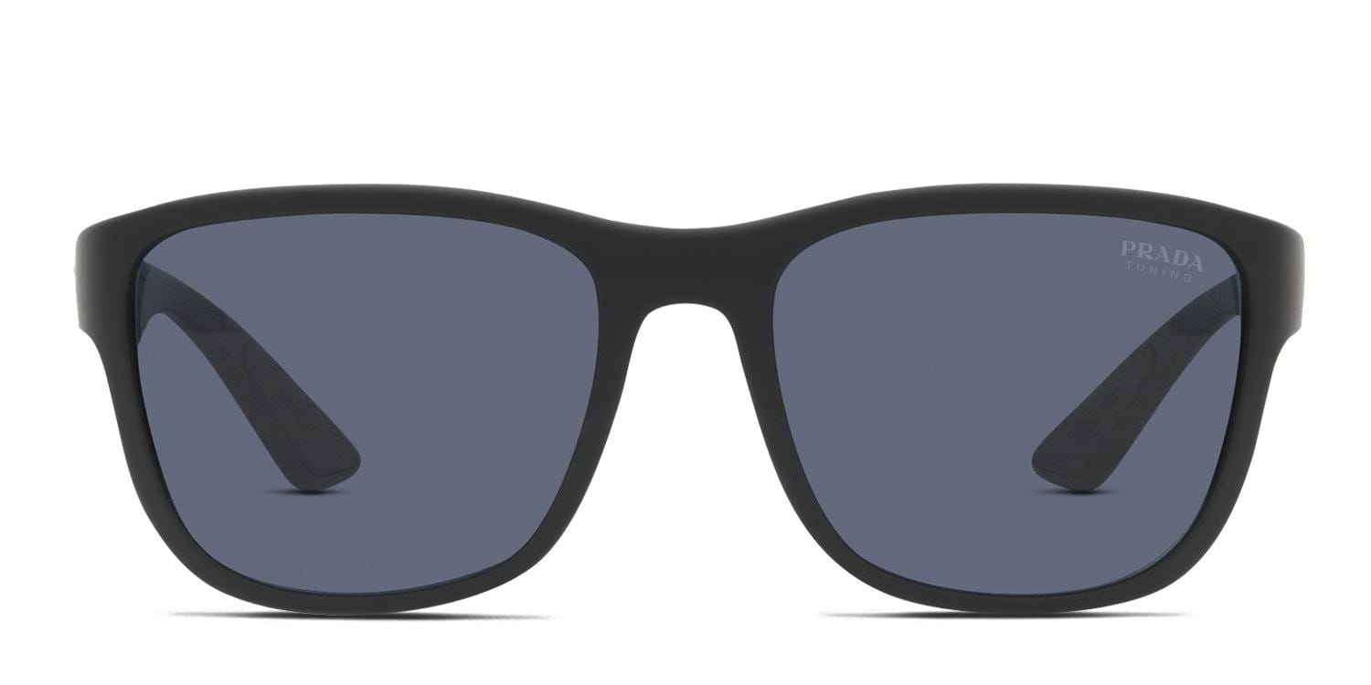 Prada PS 01US Matte Black Prescription Sunglasses - 50% Off Lenses