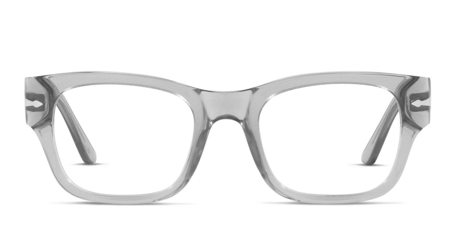 Persol PO3297V Gray/Clear Eyeglasses | Includes Free Rx Lenses ...