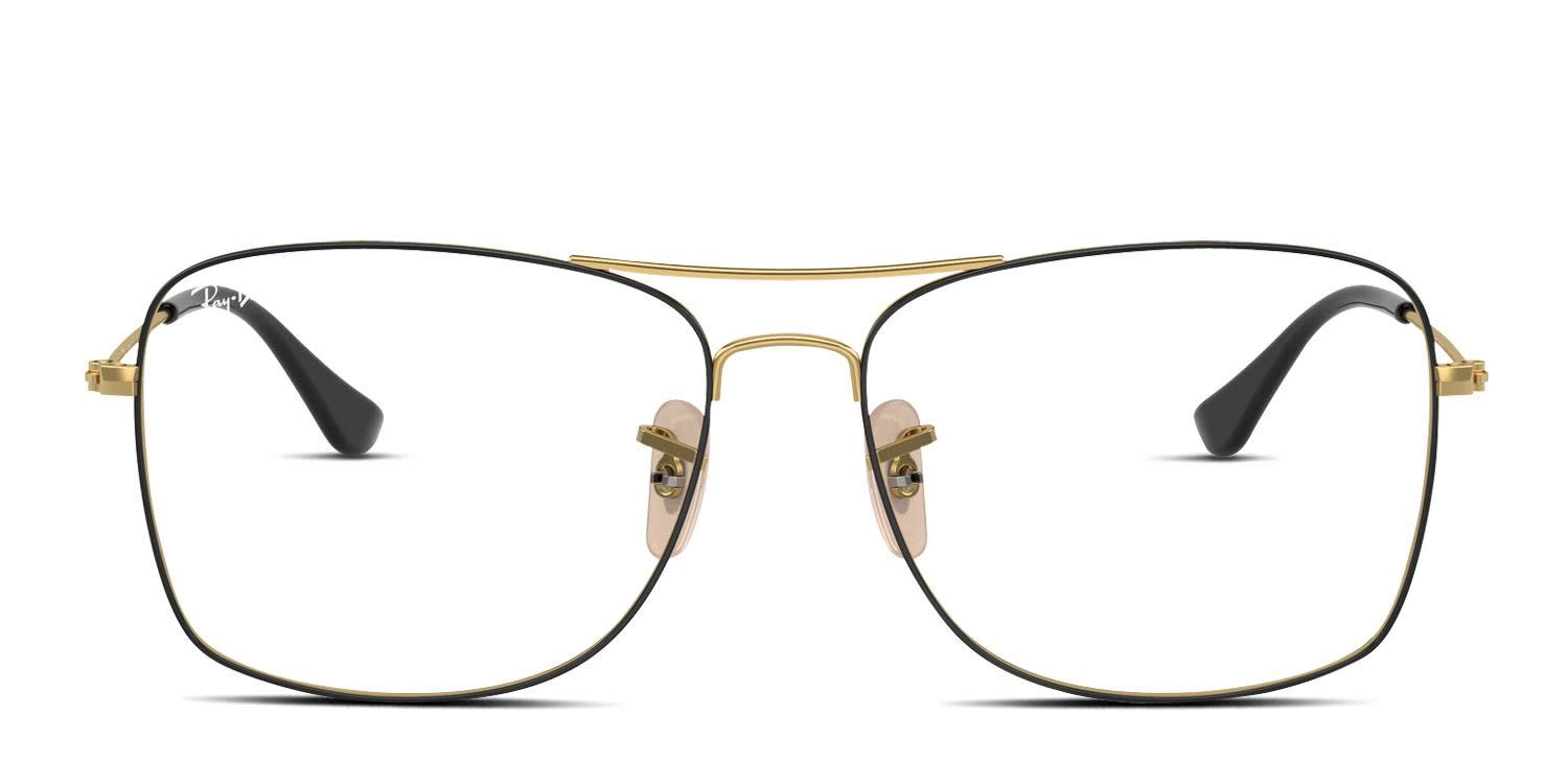 Ray-Ban RX6498 Black, Gold frame