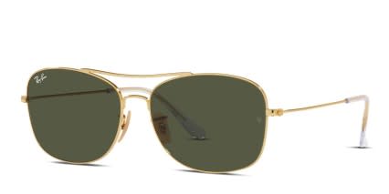 Ray-Ban RB3799 Gold, Green Prescription Sunglasses - 50% Off Lenses