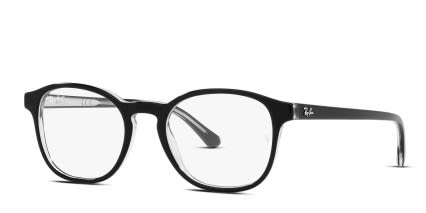 Ray-Ban RX5417 Black , Clear Eyeglasses | Includes Free Rx Lenses ...