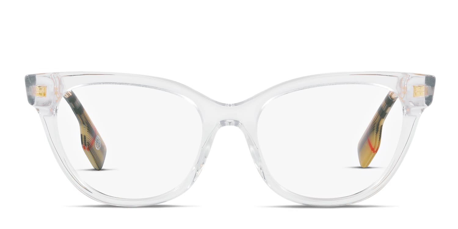 Burberry BE2375 Evelyn Clear Eyeglasses | Includes Free Rx Lenses ...