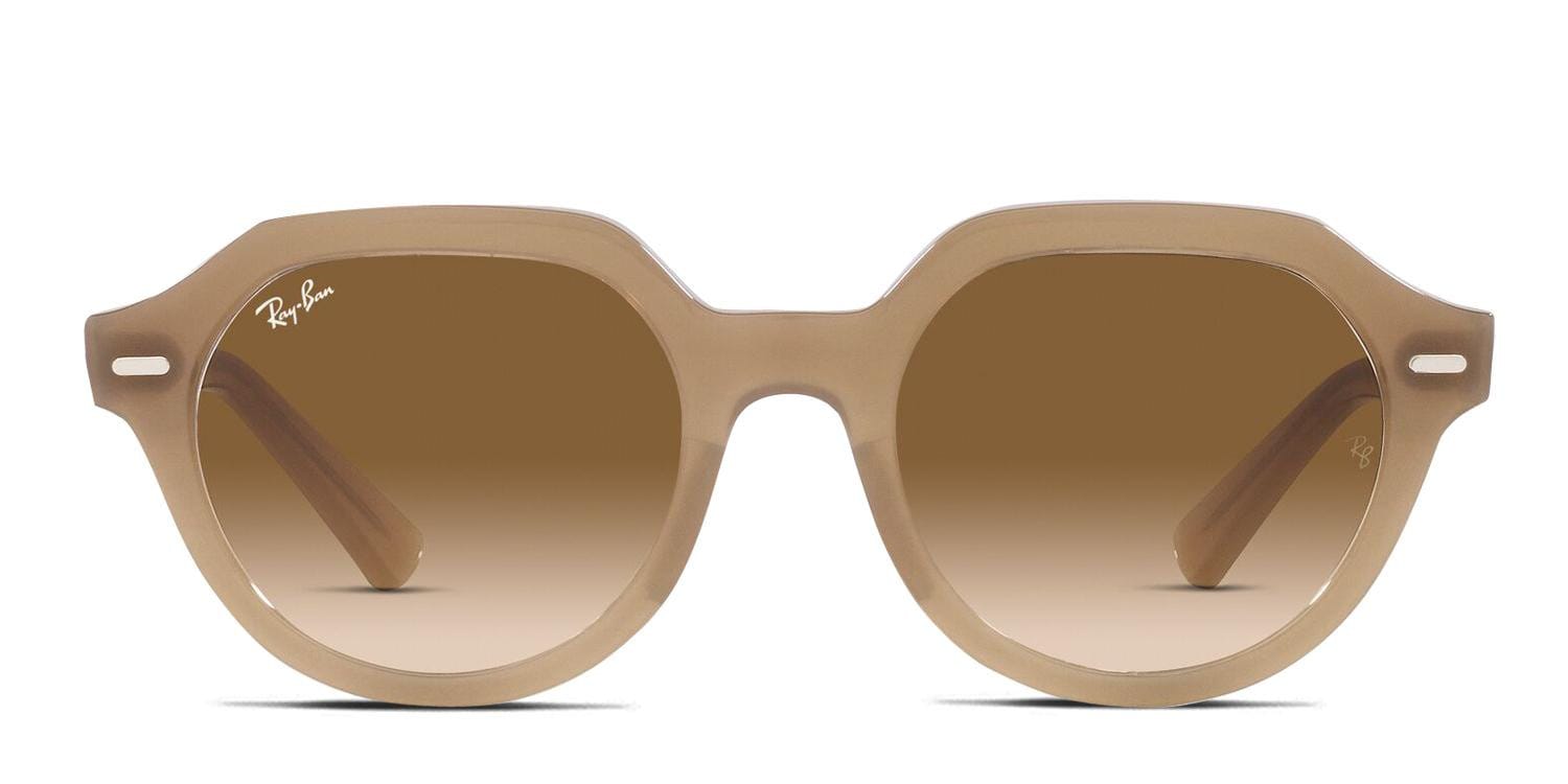 Ray-Ban RB4399 Gina Beige Prescription Sunglasses - 50% Off Lenses