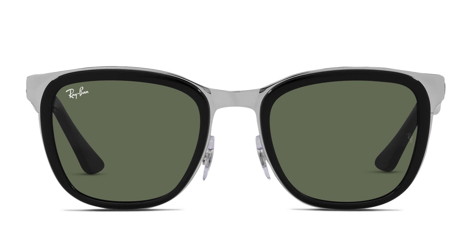 Ray-Ban RB3709 Clyde Black , Green , Silver Prescription Sunglasses ...