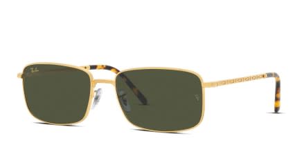 Ray-Ban RB3717 Gold Prescription Sunglasses - 50% Off Lenses