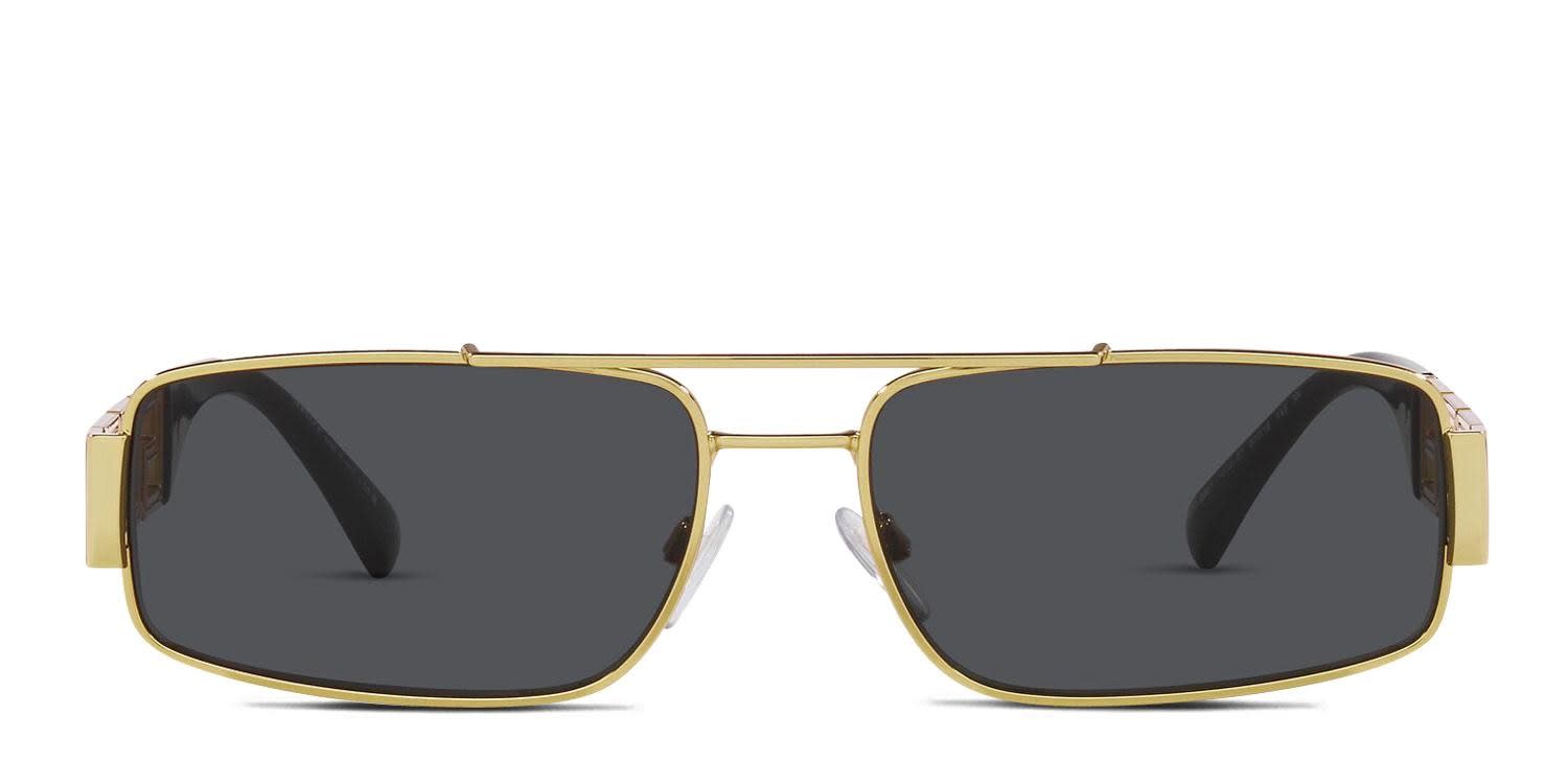Versace VE2257 Gold Prescription Sunglasses - 50% Off Lenses