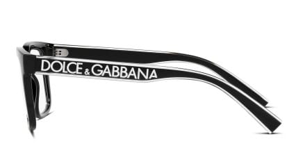 Dolce & Gabbana DG5101 Shiny Black Eyeglasses | Includes Free Rx Lenses ...