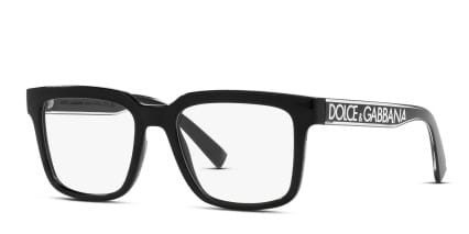 Dolce & Gabbana DG5101 Shiny Black Eyeglasses | Includes Free Rx Lenses ...