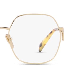 Prada PR59ZV Gold Eyeglasses | Includes Free Rx Lenses | GlassesUSA.com