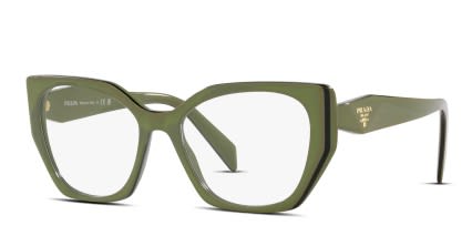 Prada PR 18WV Green Eyeglasses | Includes Free Rx Lenses | GlassesUSA.com