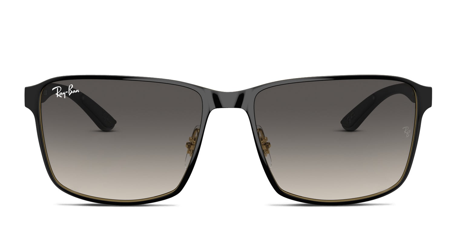 Ray-Ban RB3721 black , gold frame with grey gradient lenses. Lenses ...