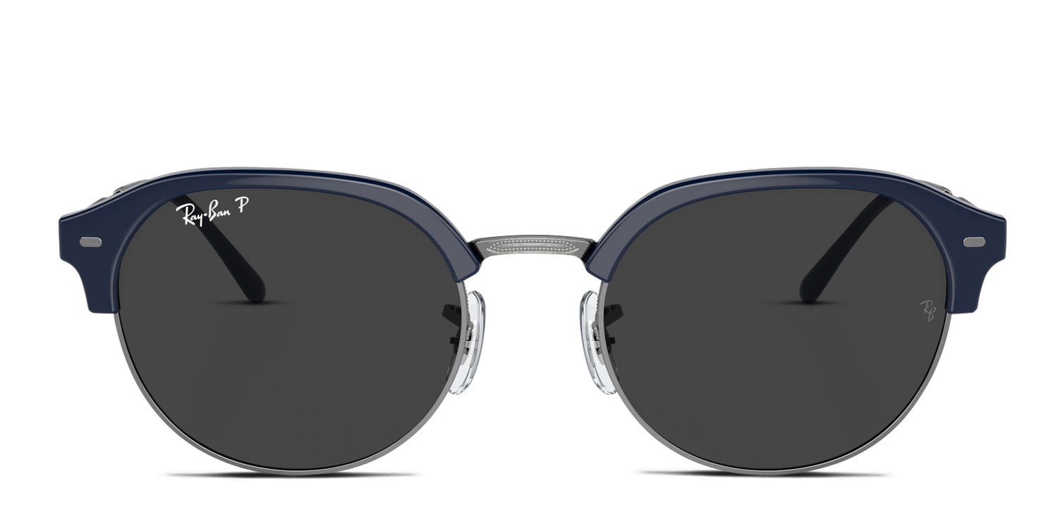 Ray-Ban RB4429 blue , gunmetal frame with black lenses. Lenses provide ...