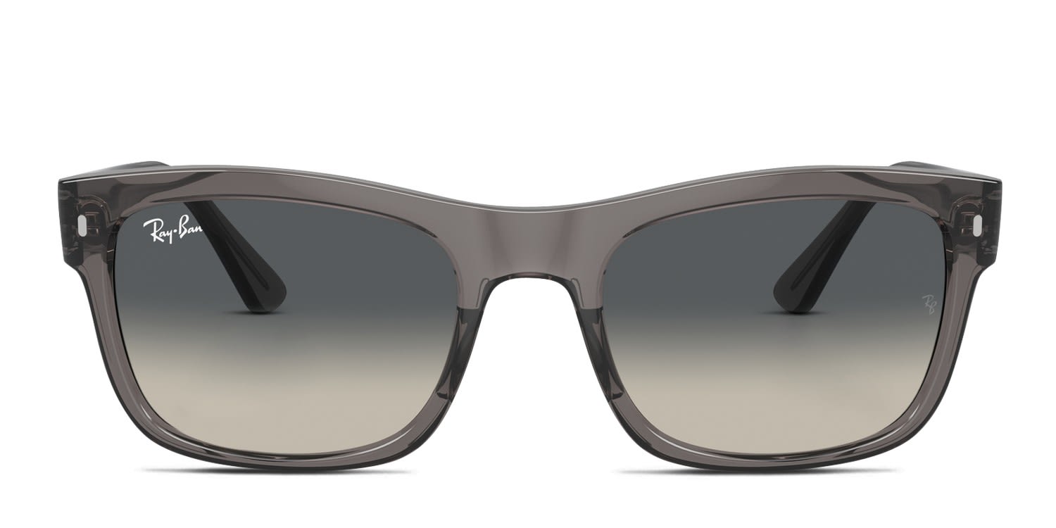 Ray-Ban RB4428 gray frame with grey gradient lenses. Lenses provide 100 ...