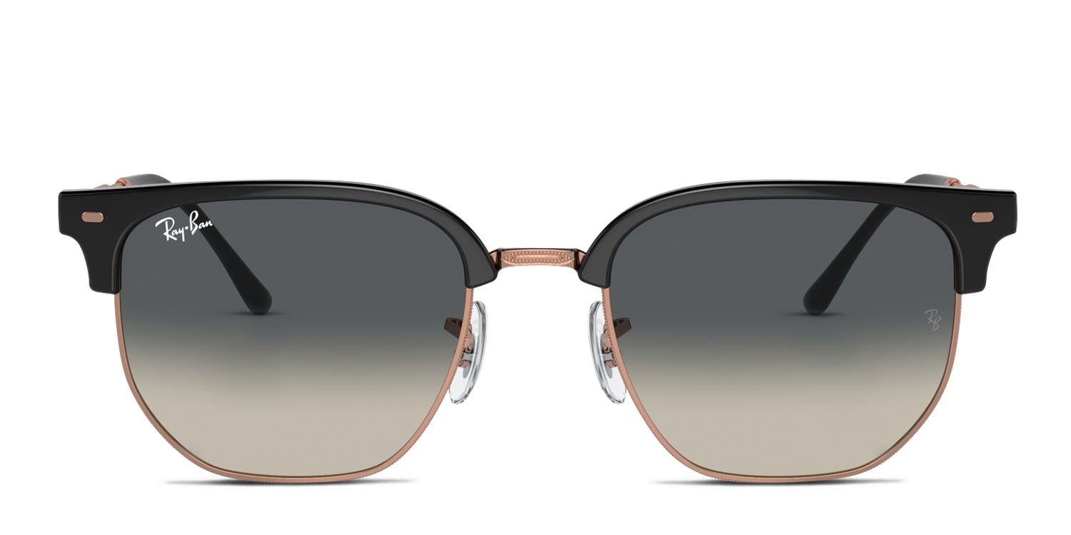 Ray-Ban RB4416 New Clubmaster gray , pink , gold frame with grey ...