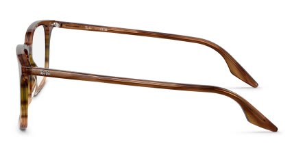 Ray-Ban RX5421F Low Bridge Fit multicolor , brown , green frame