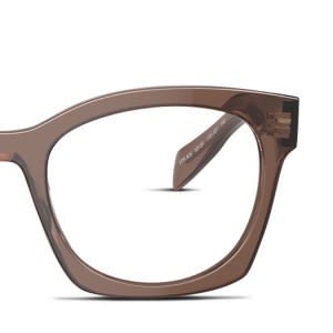 Prada PRA05V clear , brown frame