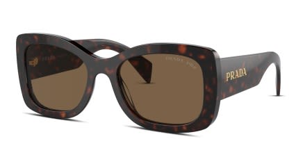 Prada PRA08S tortoise frame with dark brown polarized lenses. Lenses ...