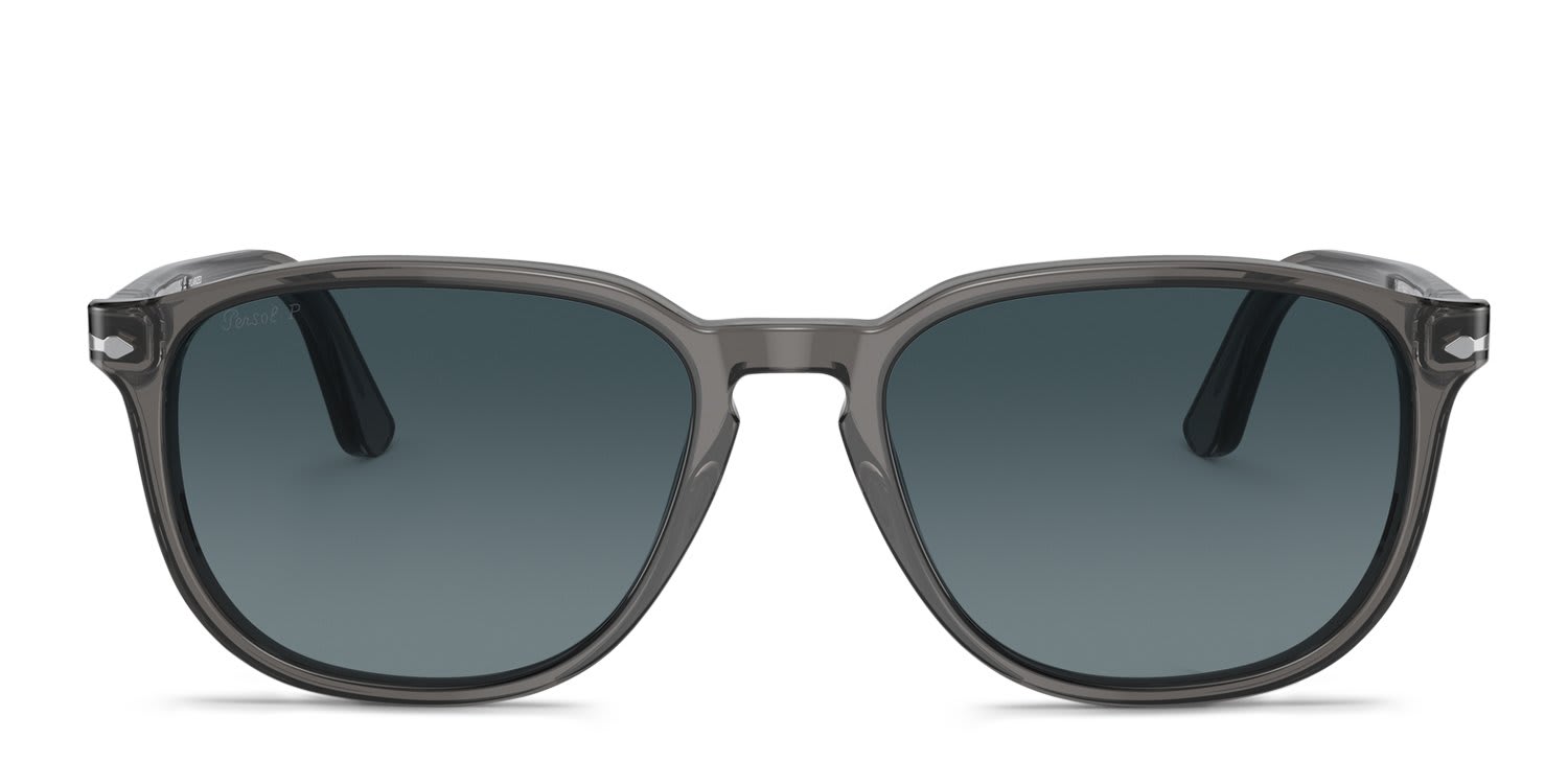Persol PO3019S clear , gray frame with light blue gradient dark blue ...