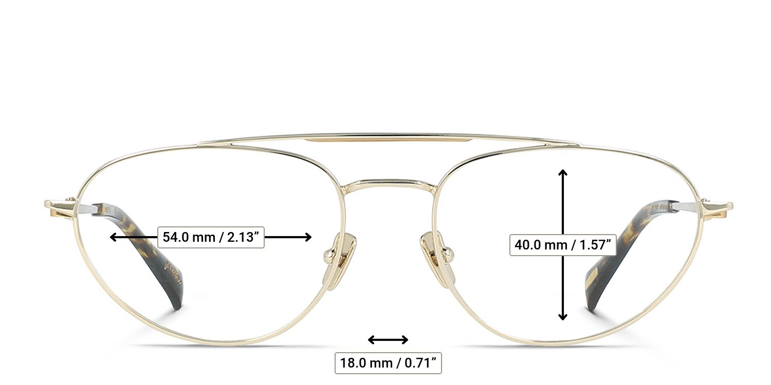 RAEN Pomelo Gold Prescription Eyeglasses
