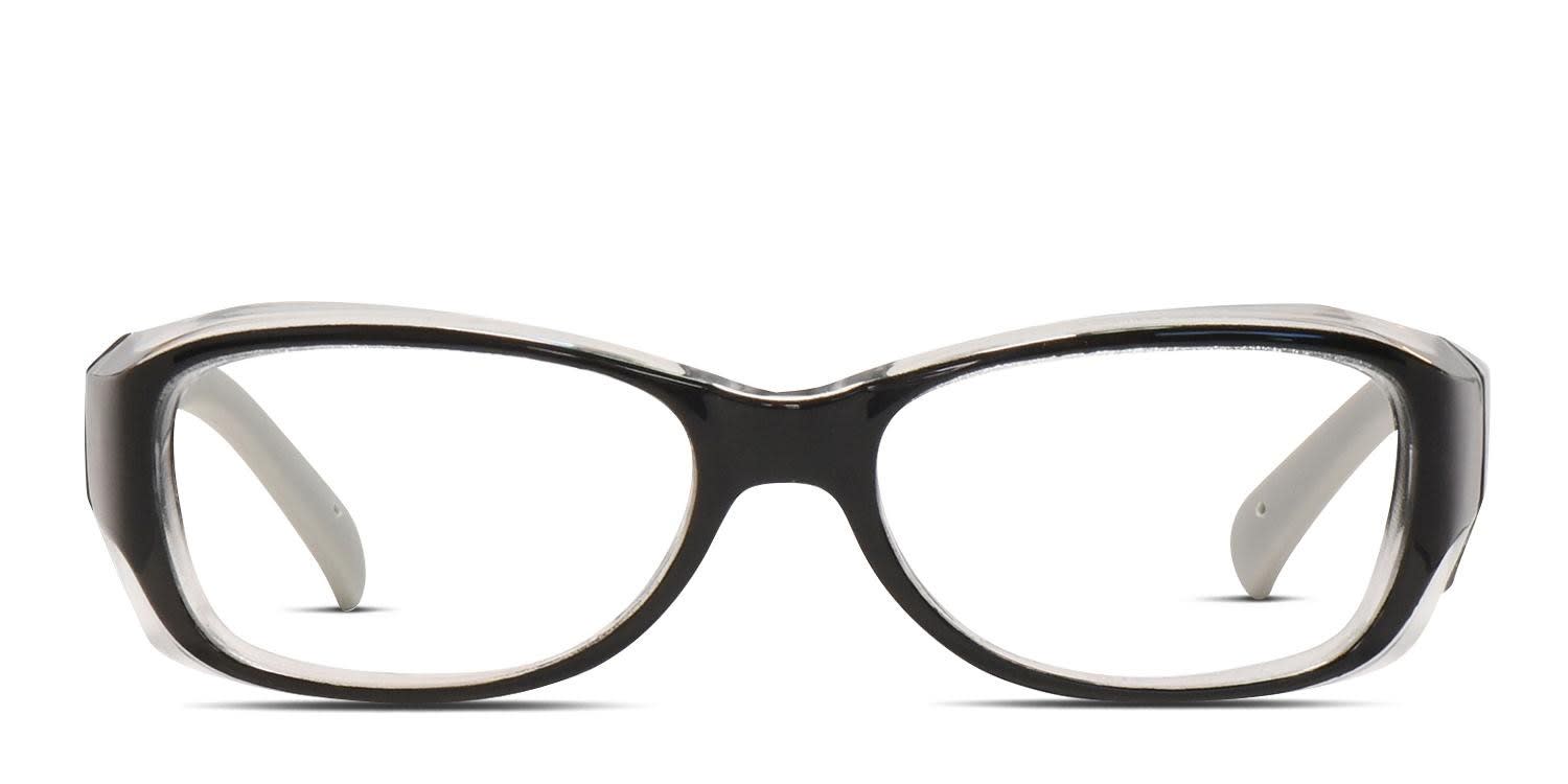 SafeVision Cruiser Black, Clear Prescription Eyeglasses