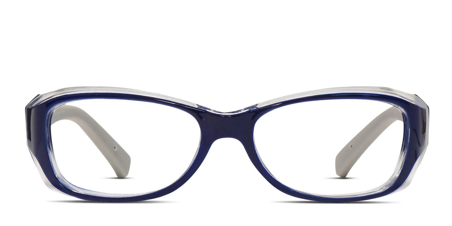 SafeVision Cruiser Blue, Clear Prescription Eyeglasses