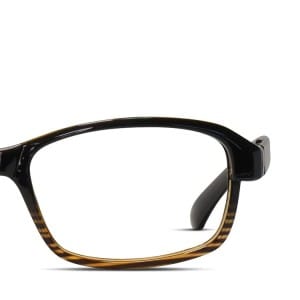 SafeVision Delta Black, Brown Prescription Eyeglasses