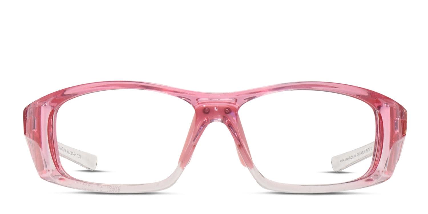 SafeVision Quantum Pink, Clear Prescription Eyeglasses