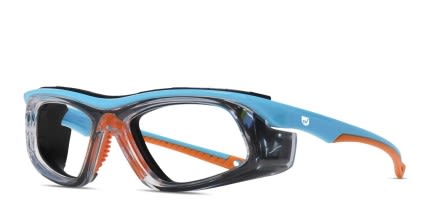 SafeVision SV26 Blue, Clear Prescription Eyeglasses