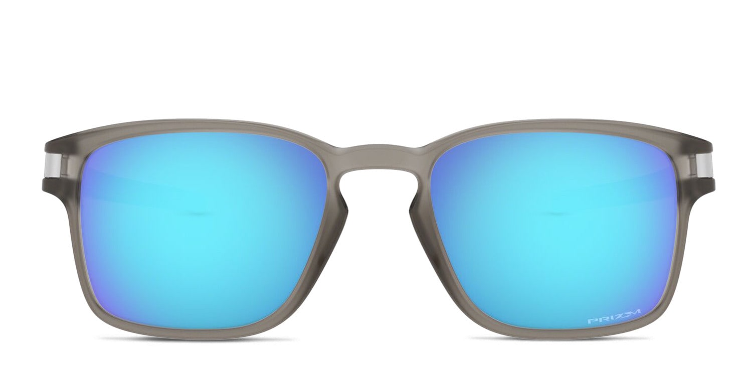 Oakley OO9358 Latch Sq (A) Black , Blue , Gray Prescription Sunglasses ...