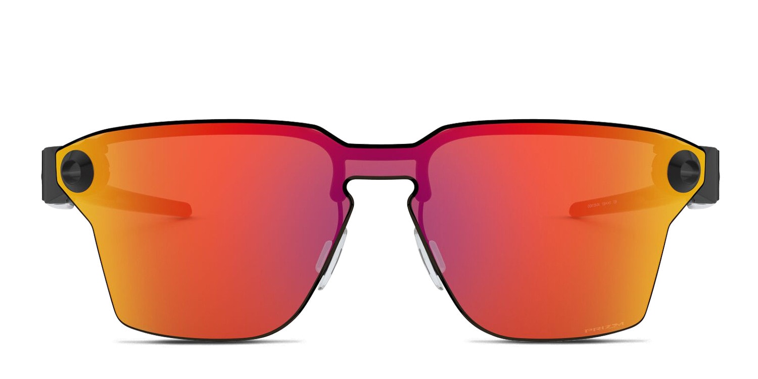 Oakley OO4139 Lugplate black frame with PRIZM ruby lenses. Lenses ...