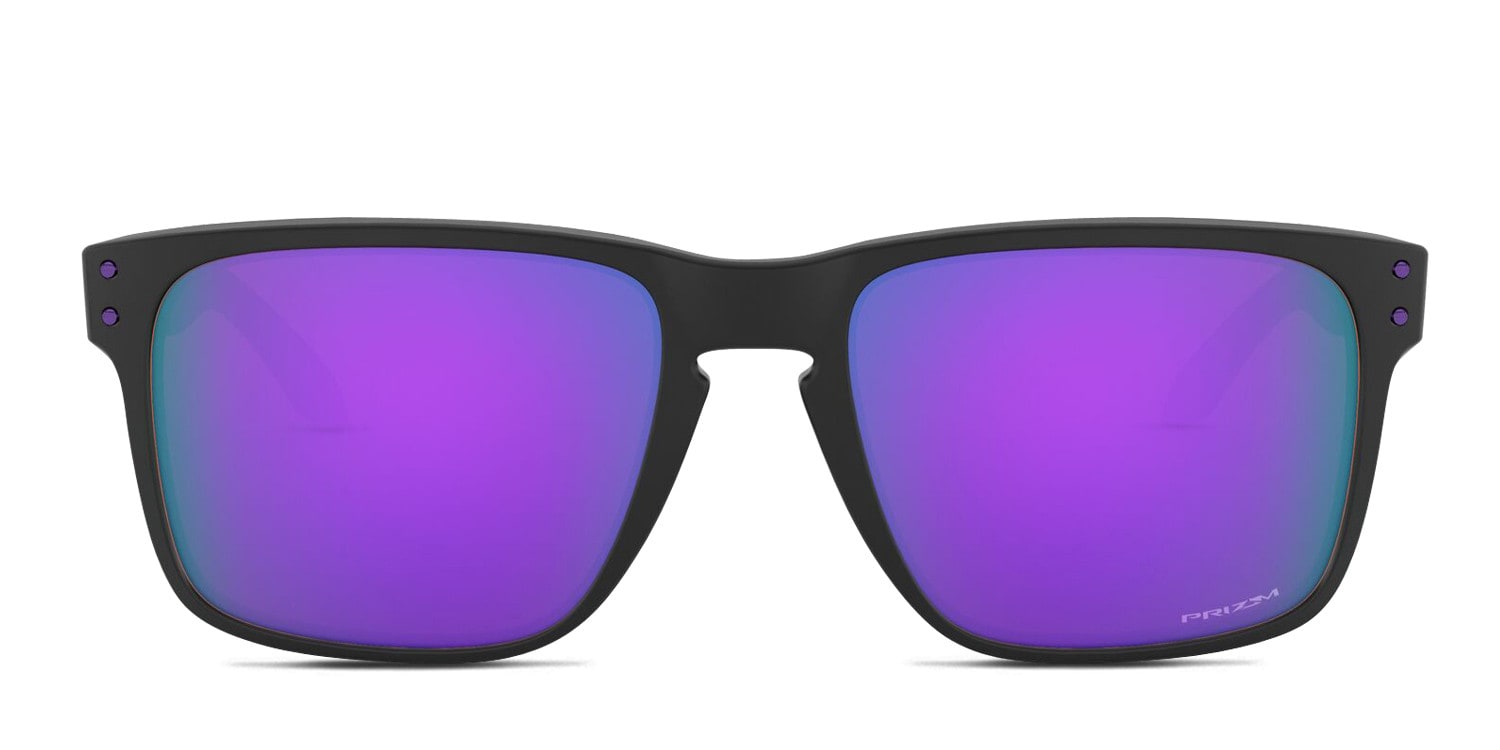 Oakley OO9417 Holbrook XL Black, Purple frame with PRIZM violet lenses ...