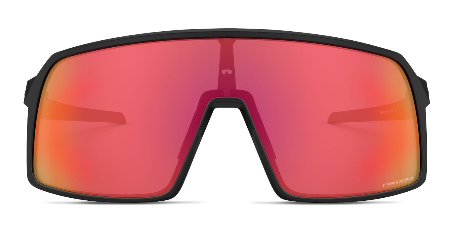 Oakley OO9406 Sutro Red, Matte Black frame with PRIZM trail torch ...
