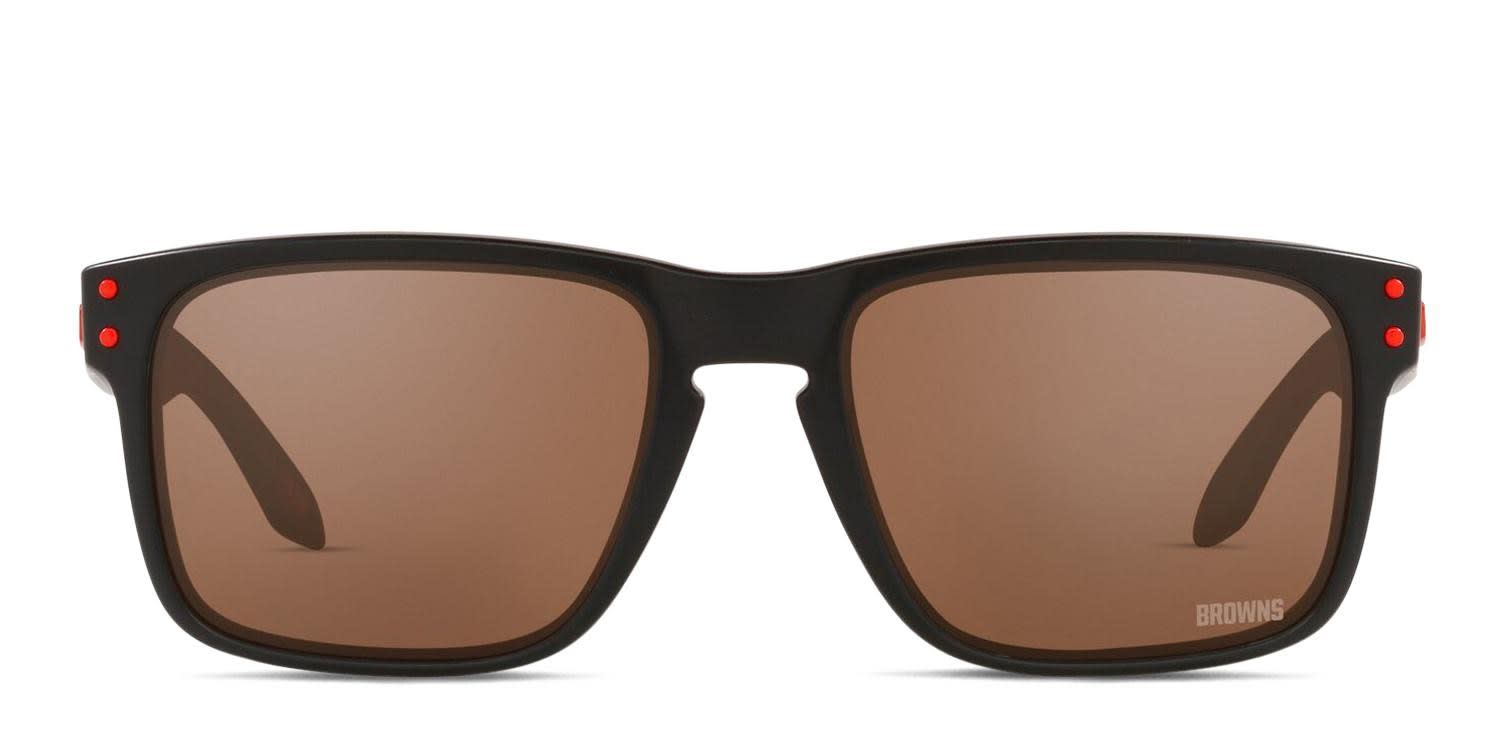 Oakley OO9102 Cleveland Browns Holbrook Matte Black, Brown Prescription ...