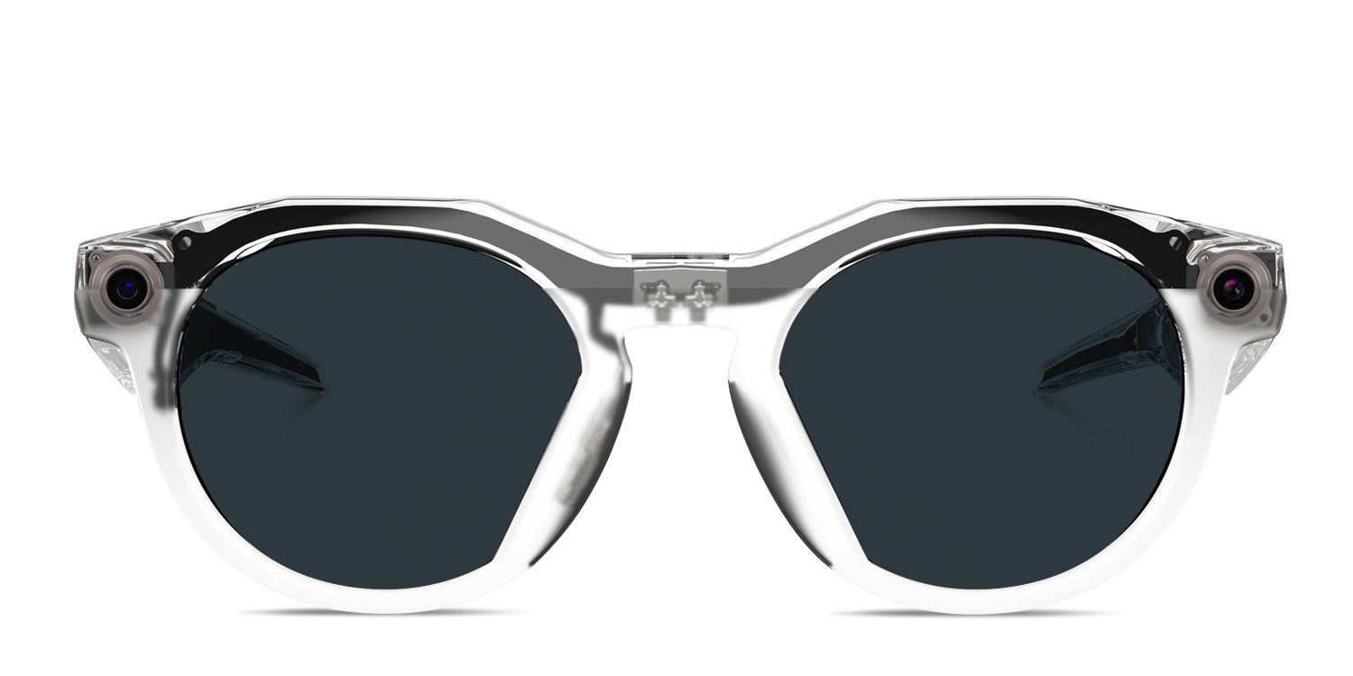 Oakley Meta HSTN OW8002 AI Glasses Prizm Gray, Clear Sunglasses Online