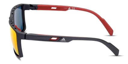 Adidas SP0034 Matte Black Prescription Sunglasses