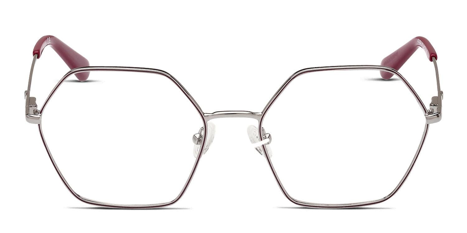 Guess GU2934 Red/Silver Eyeglasses | Includes Free Rx Lenses ...