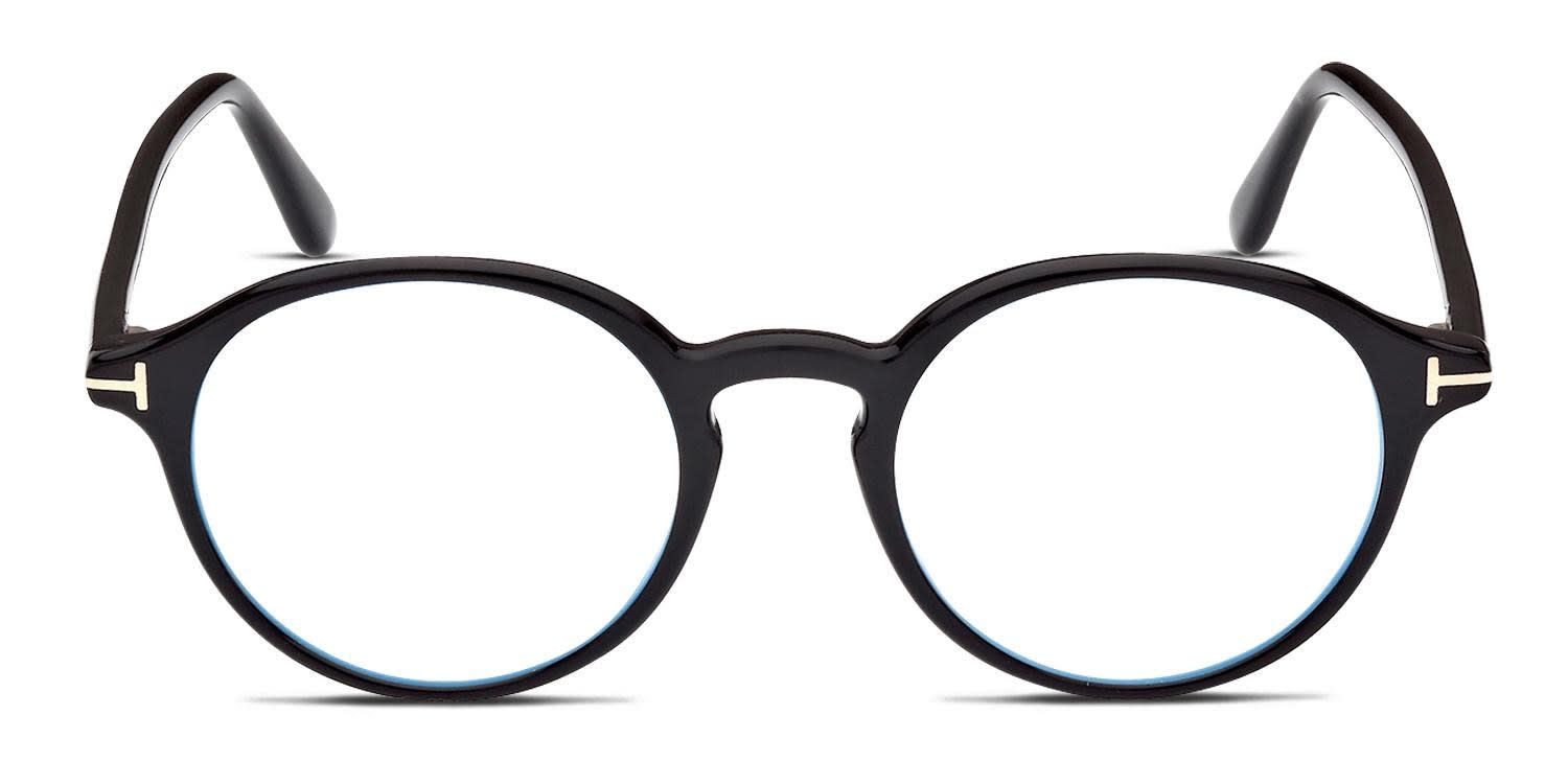 Tom Ford TF5867-B Shiny Black Eyeglasses | Includes Free Rx Lenses ...