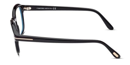 Tom Ford TF5871-B Shiny Black Eyeglasses | Includes Free Rx Lenses ...