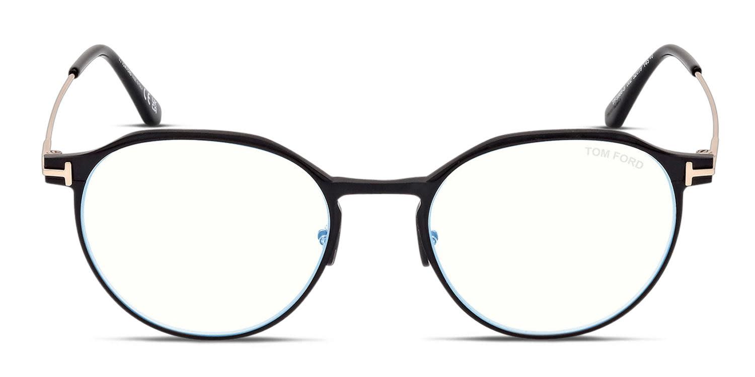 Tom Ford TF5866-B Black Eyeglasses | Includes Free Rx Lenses ...