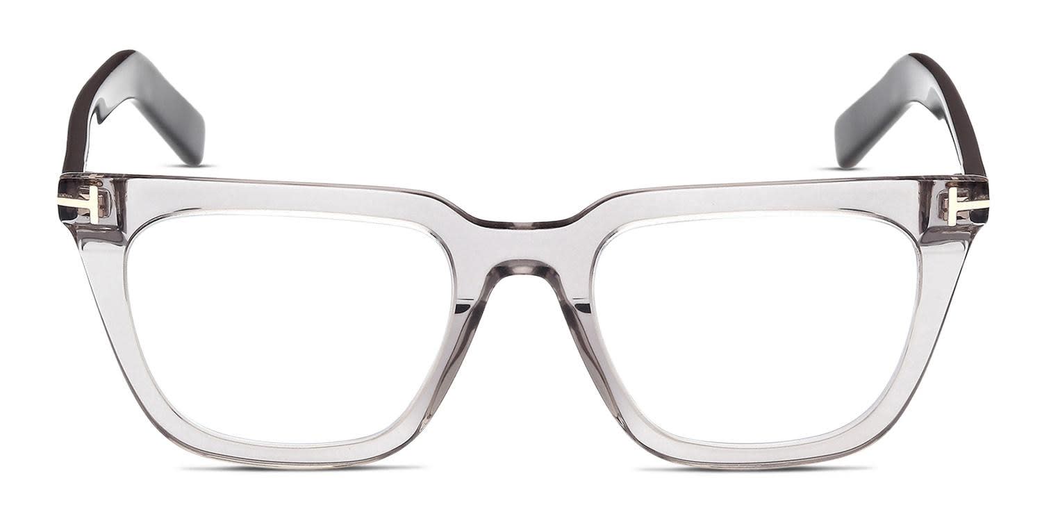 Tom Ford TF5963-B Gray, Clear Prescription Eyeglasses
