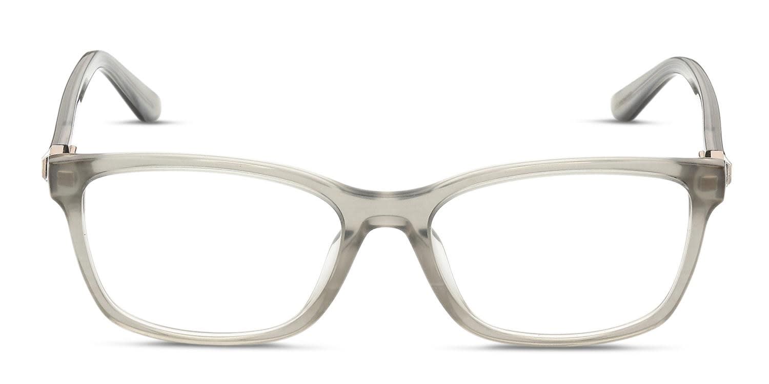 Guess GU50196 Green, Clear Prescription Eyeglasses