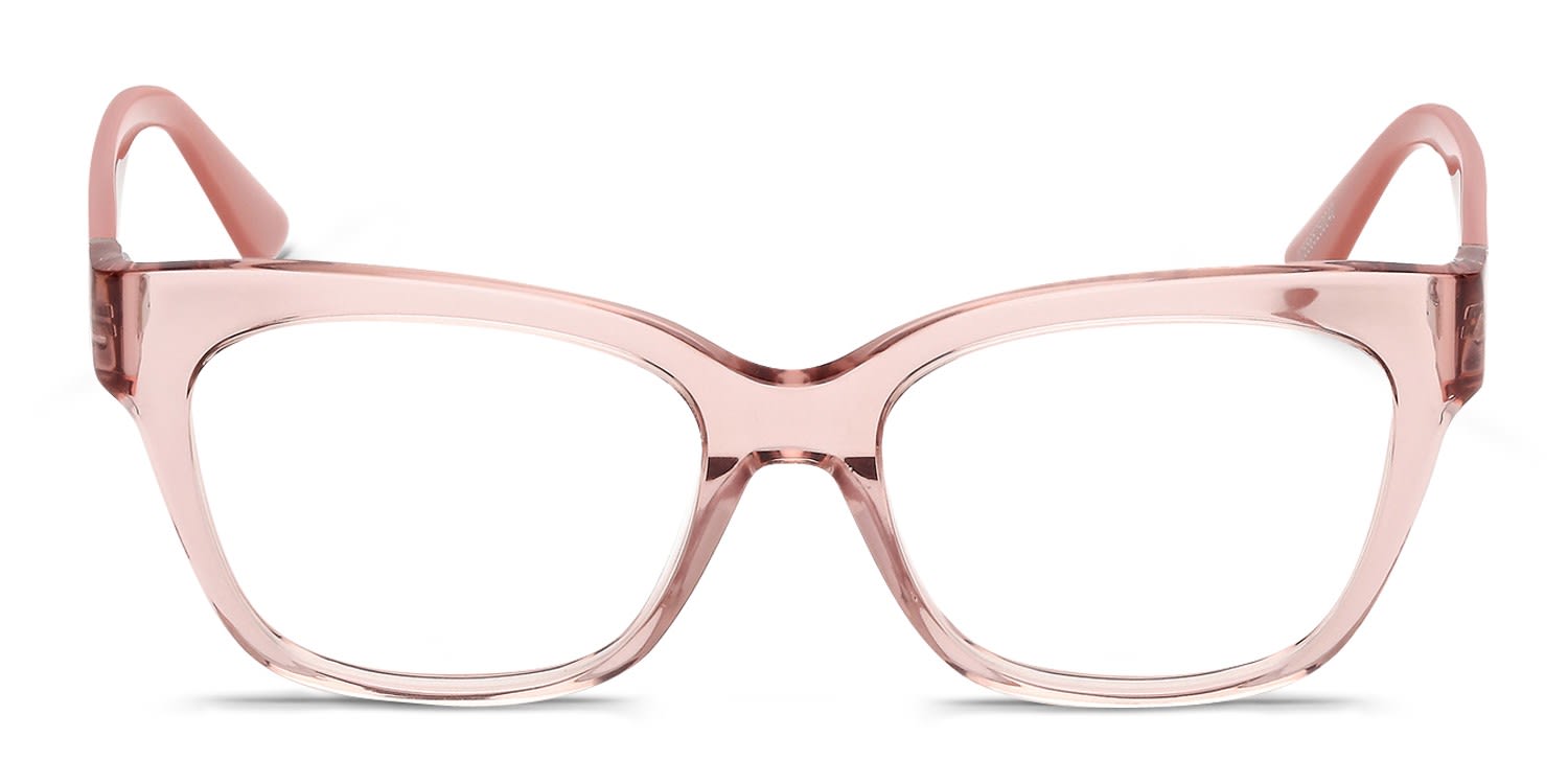 Guess GU50233 Pink, Clear Prescription Eyeglasses